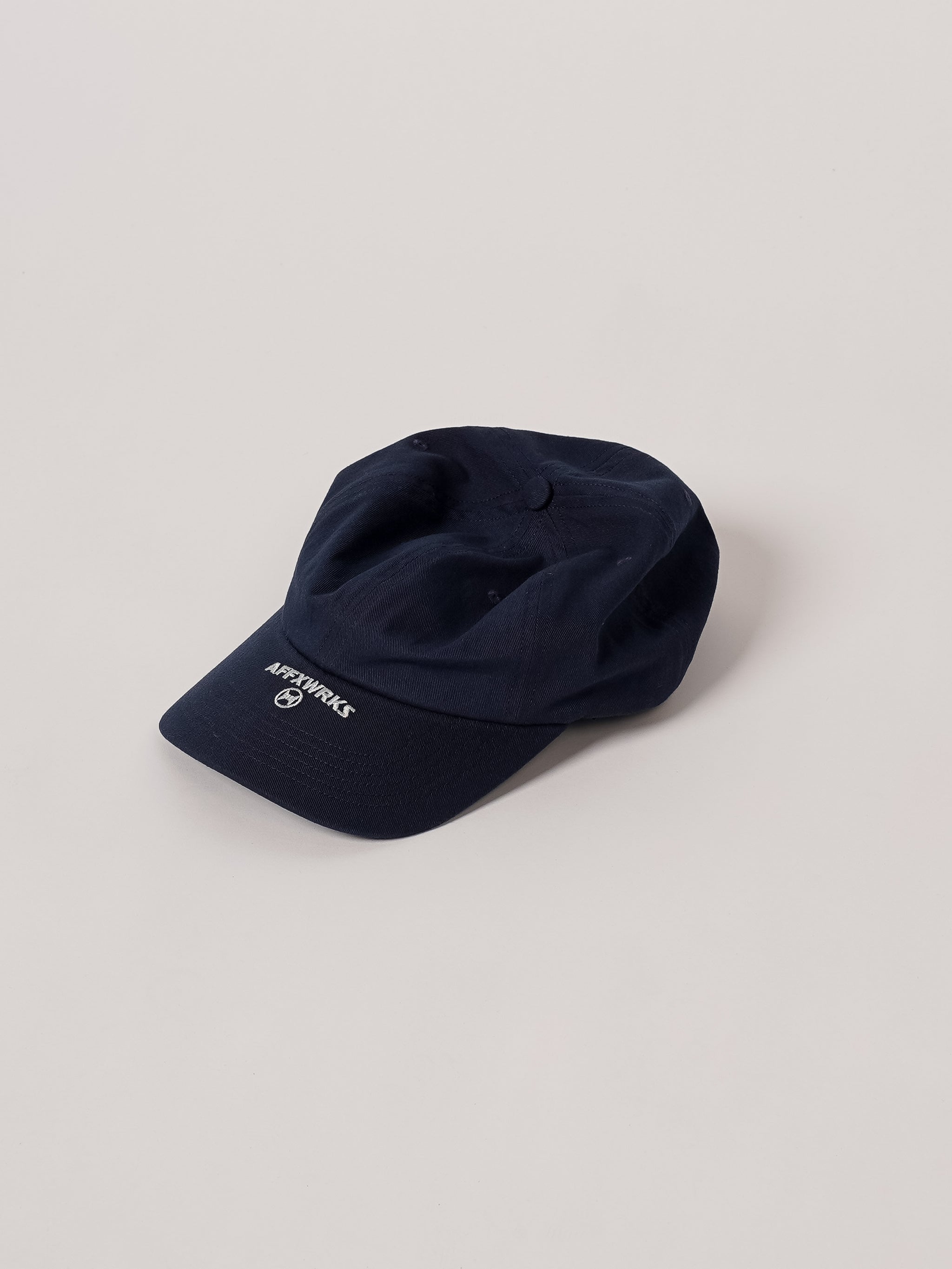 AFFXWRKS Brim Logo Cap (Navy) | AFFXWRKS – COMRADE Hong Kong