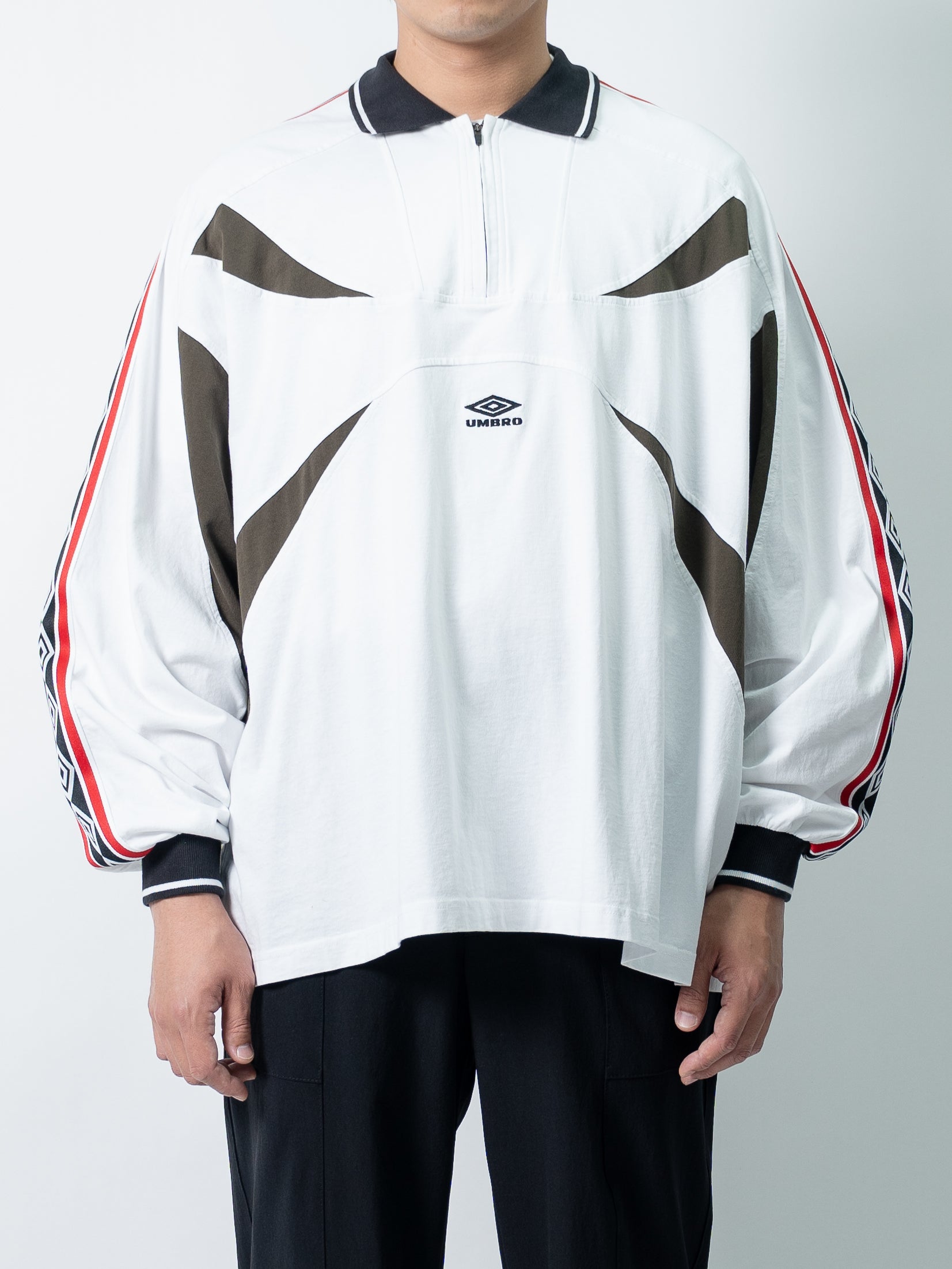 Umbro Taped Polo Washed Garment (White) | COMRADE – COMRADE Hong Kong