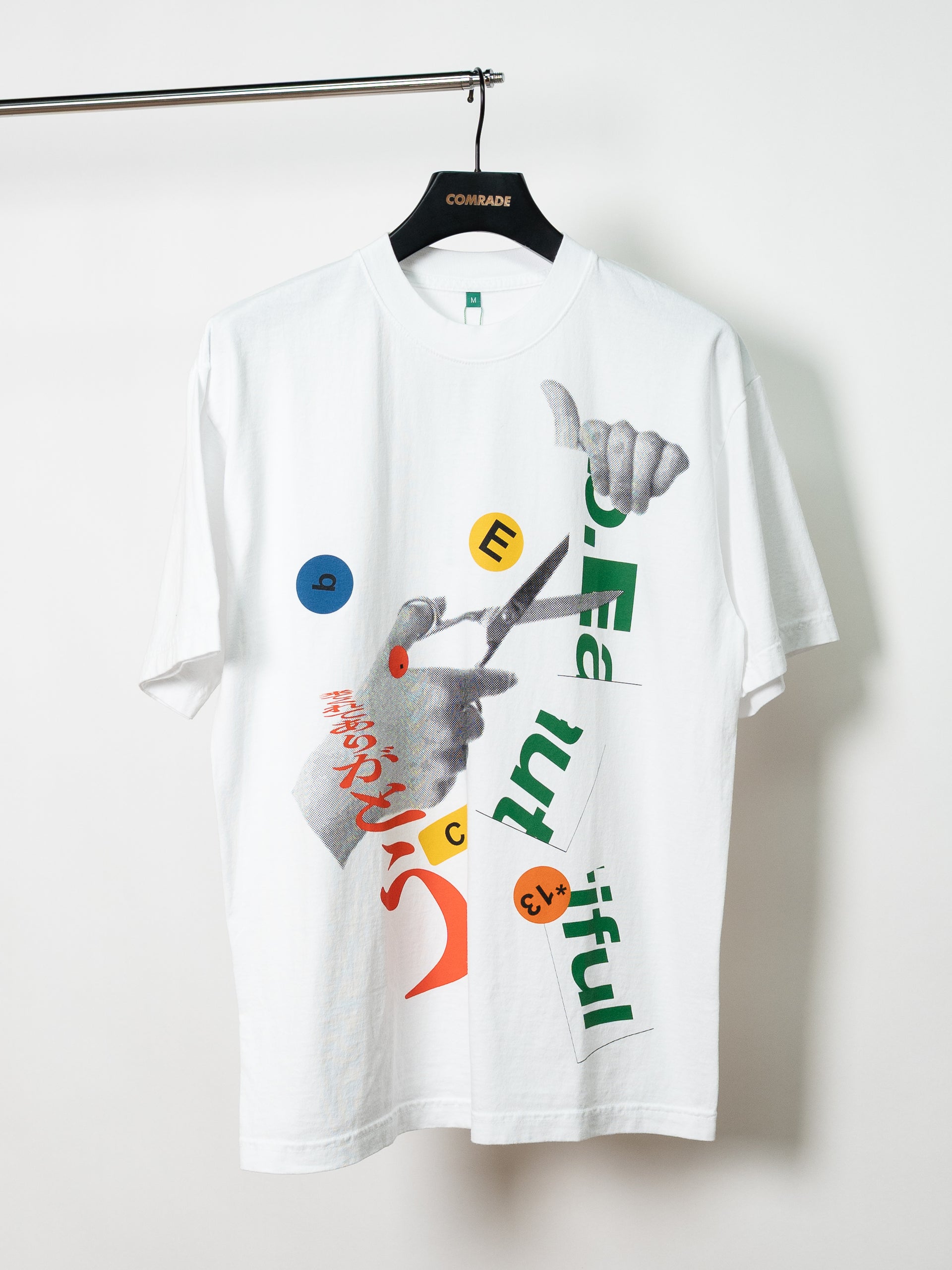 b.Eautiful Cutting T-Shirt (White) | COMRADEHK – COMRADE Hong Kong